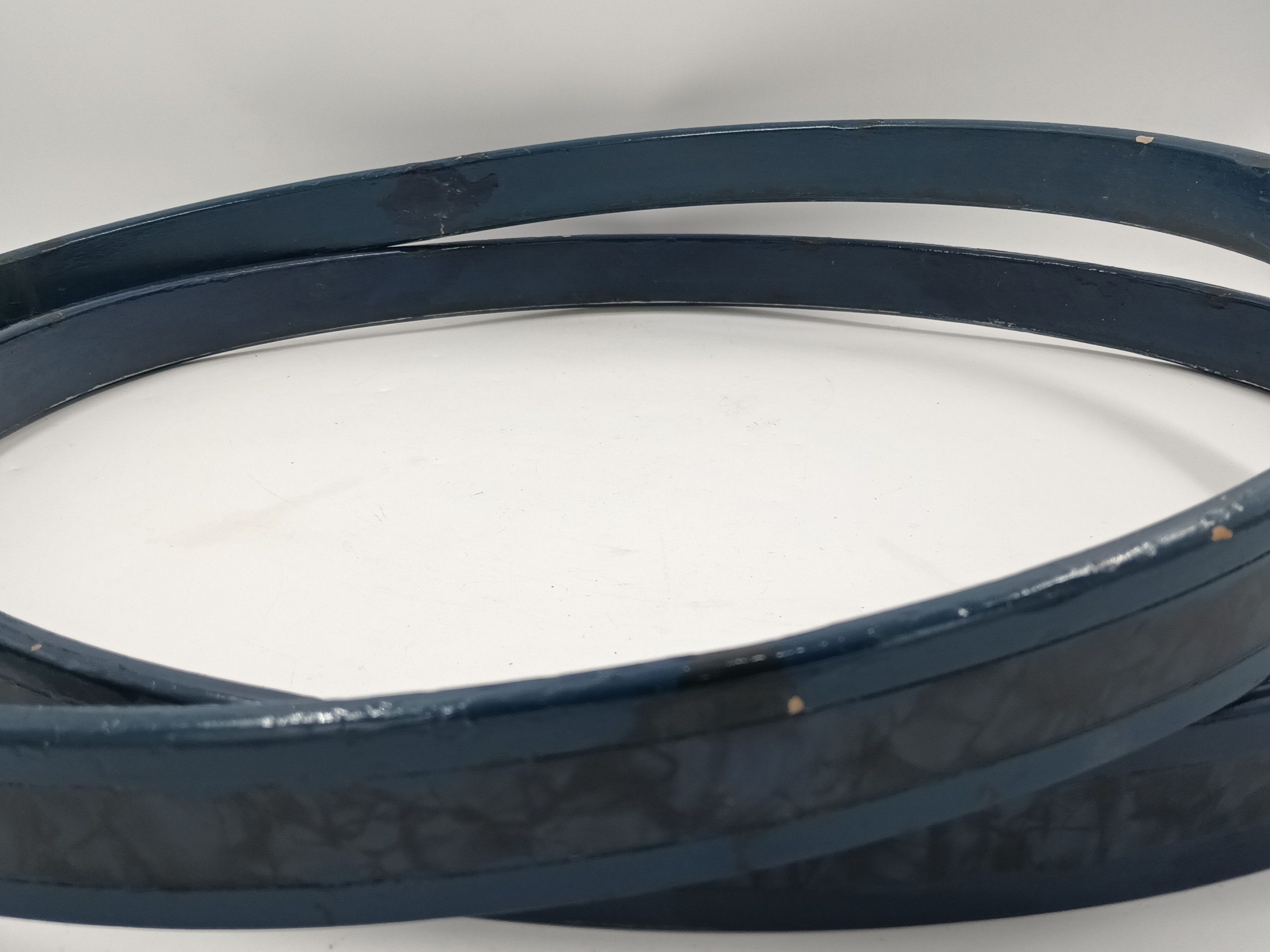 Pair Of 22" Vintage Bass Drum Hoops - Blue with Blue Pearl Inlay ...
