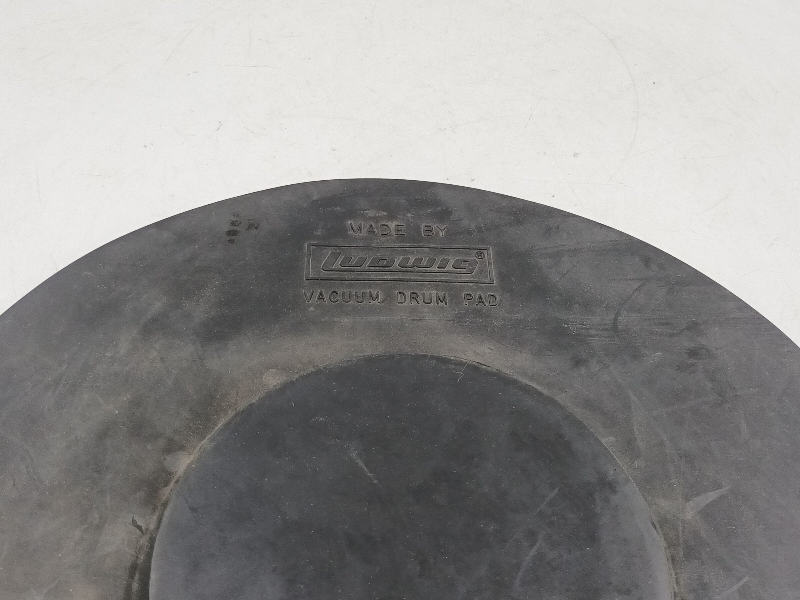 Vintage Ludwig Heavy Rubber Snare Drum Vacuum Practice Pad - Drumattic