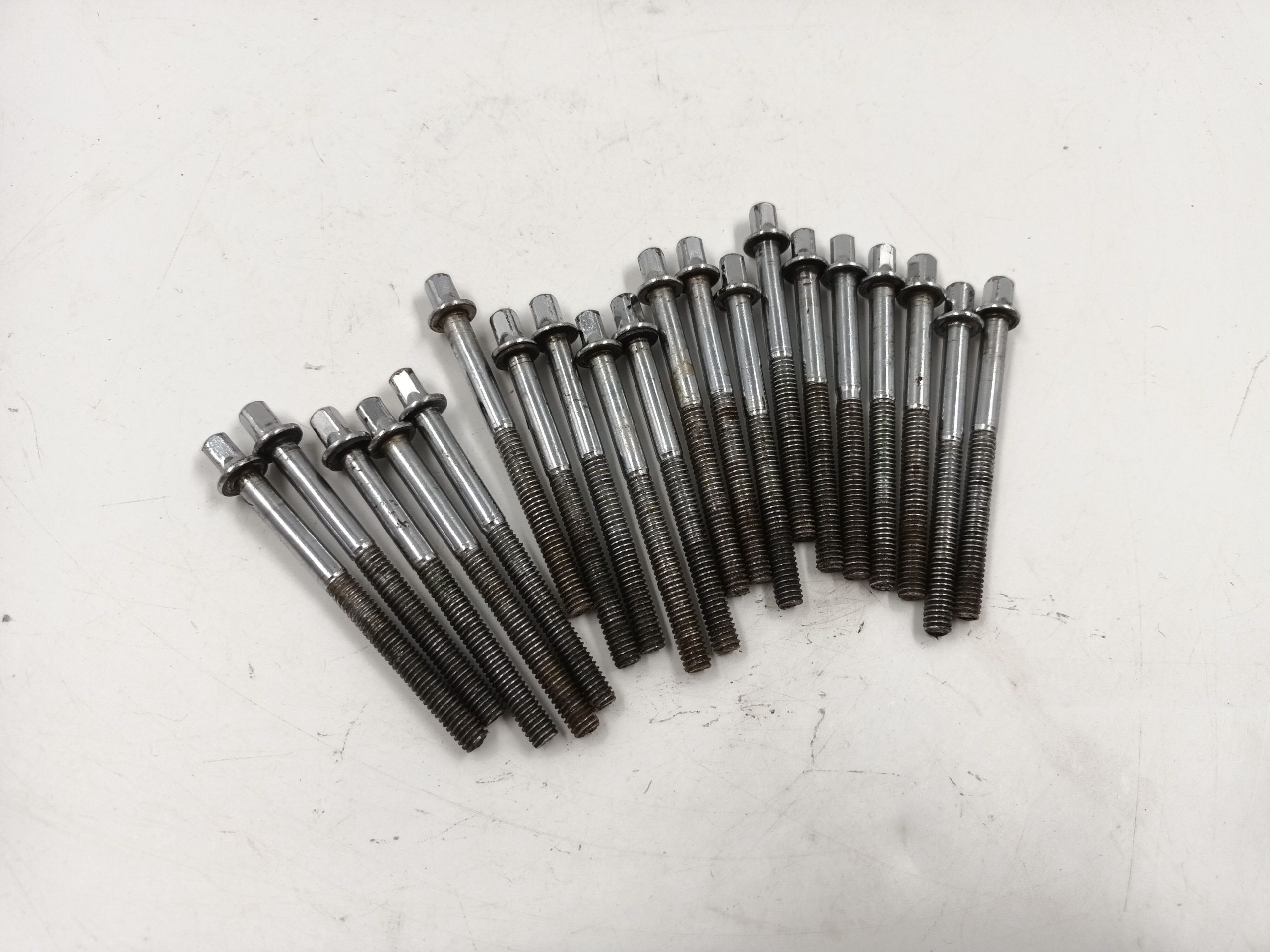20 x Premier Square Headed Tension Rods - 65mm - Drumattic
