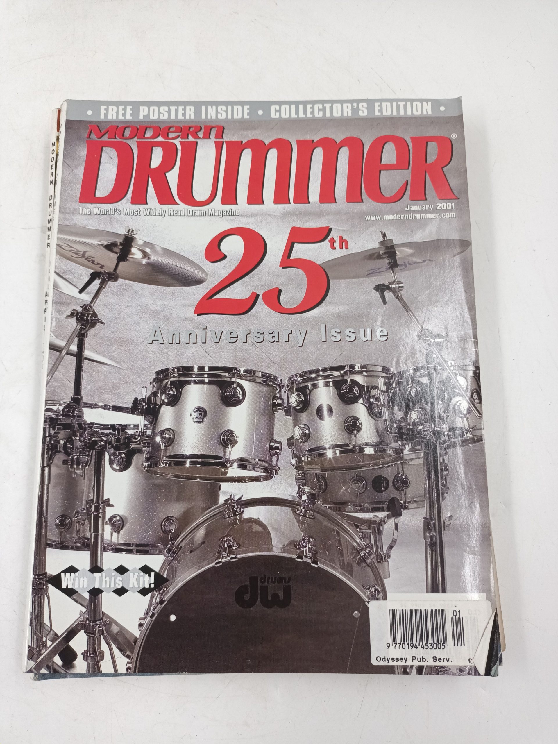 'Modern Drummer' Magazine - January 2001 - 25th Anniversary Issue - Drumattic