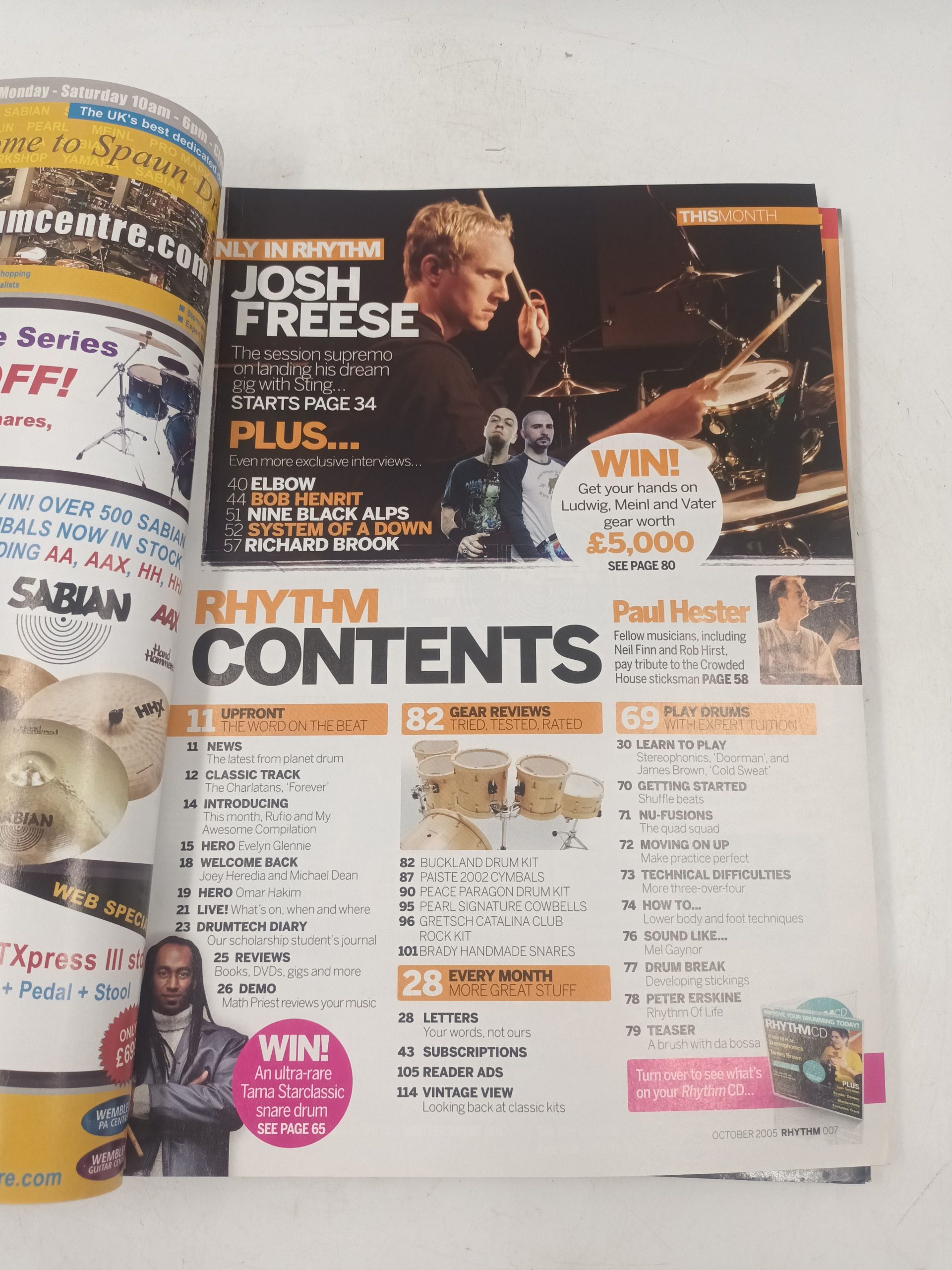 Rhythm Magazine - October 2005 Issue 116 - Drumattic