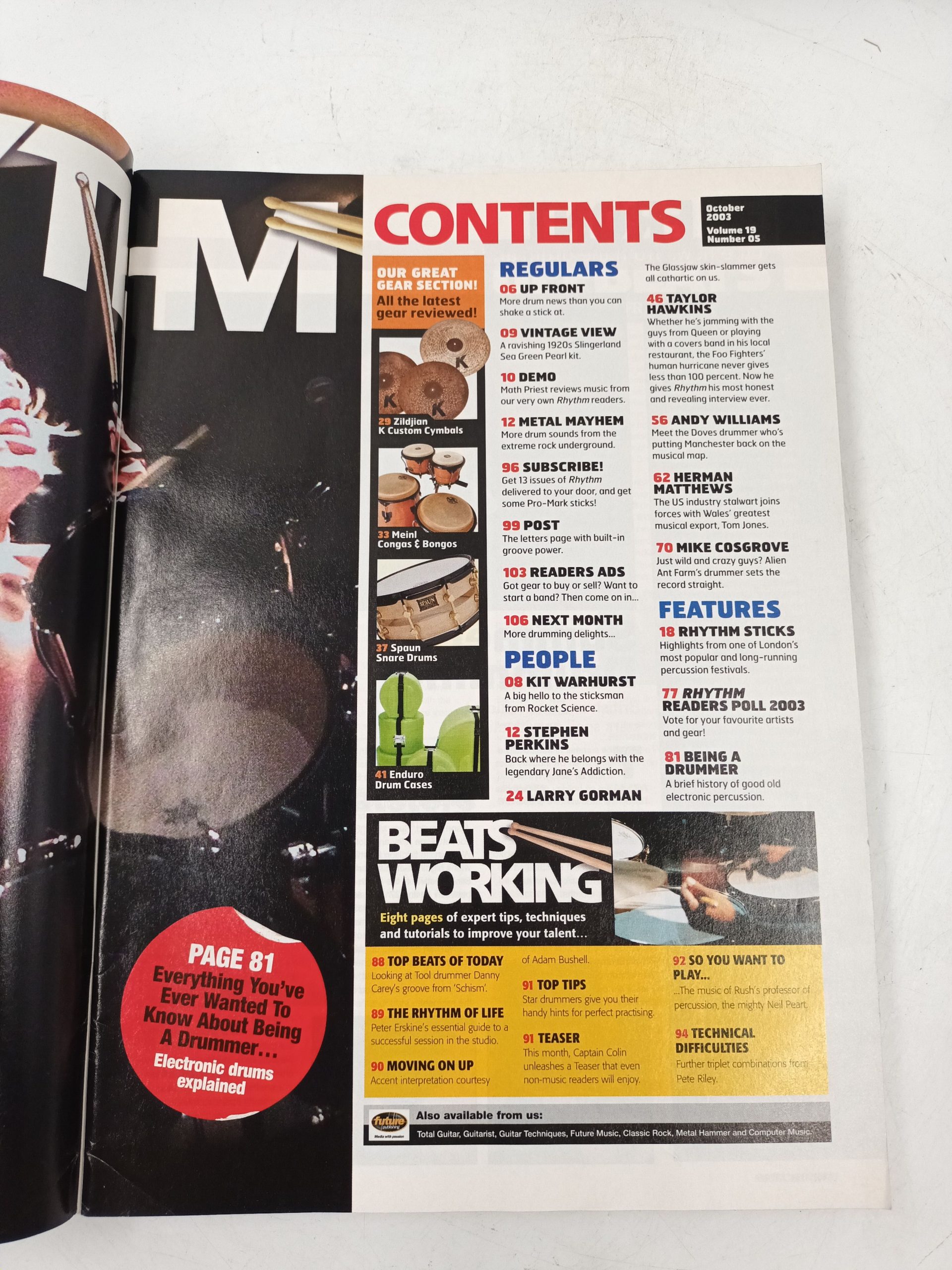 Rhythm Magazine - October 2003 - Vol 19 Issue 5 - Drumattic