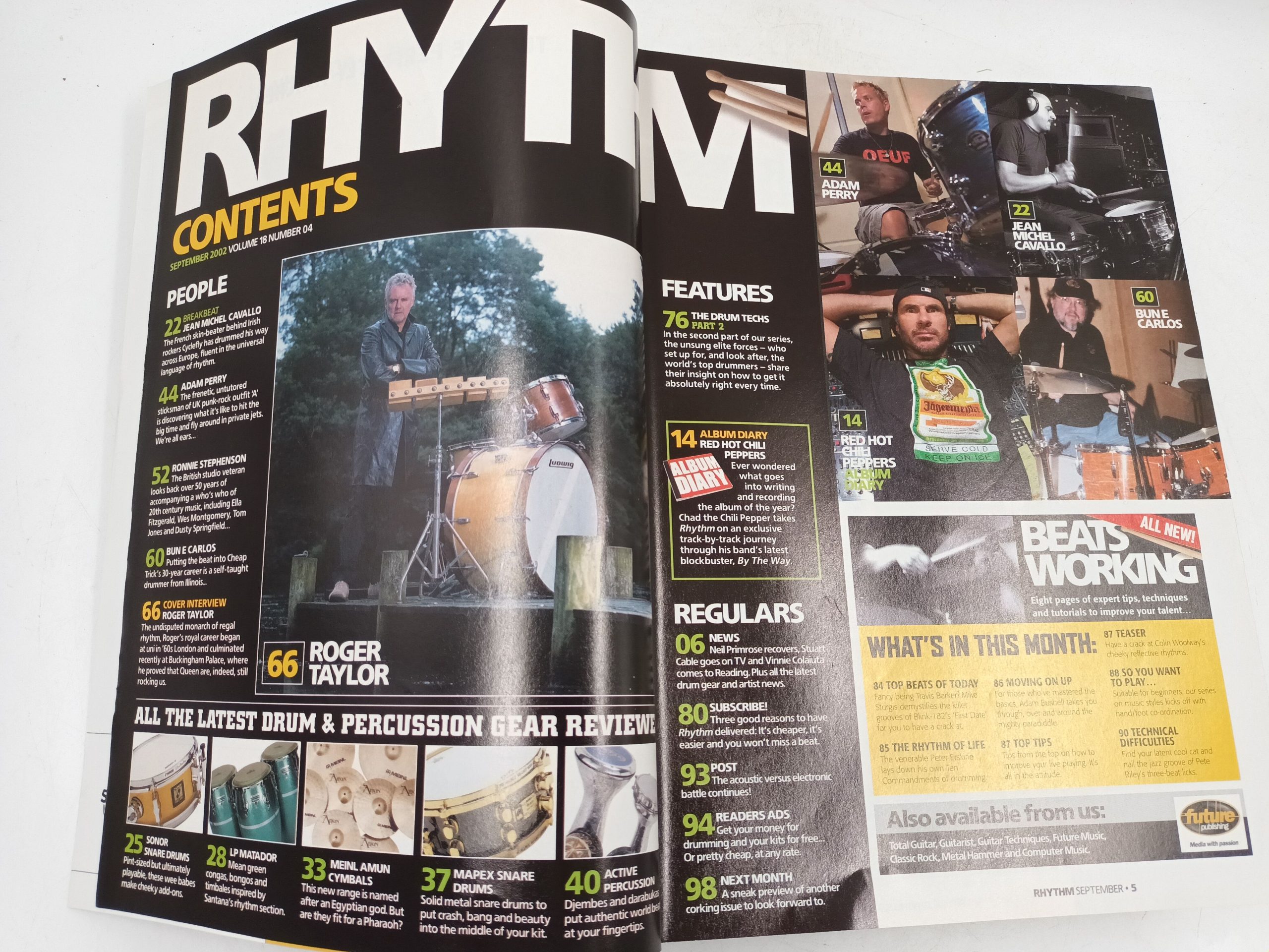 Rhythm Magazine - September 2002 - Vol 18 Issue 4 - Drumattic