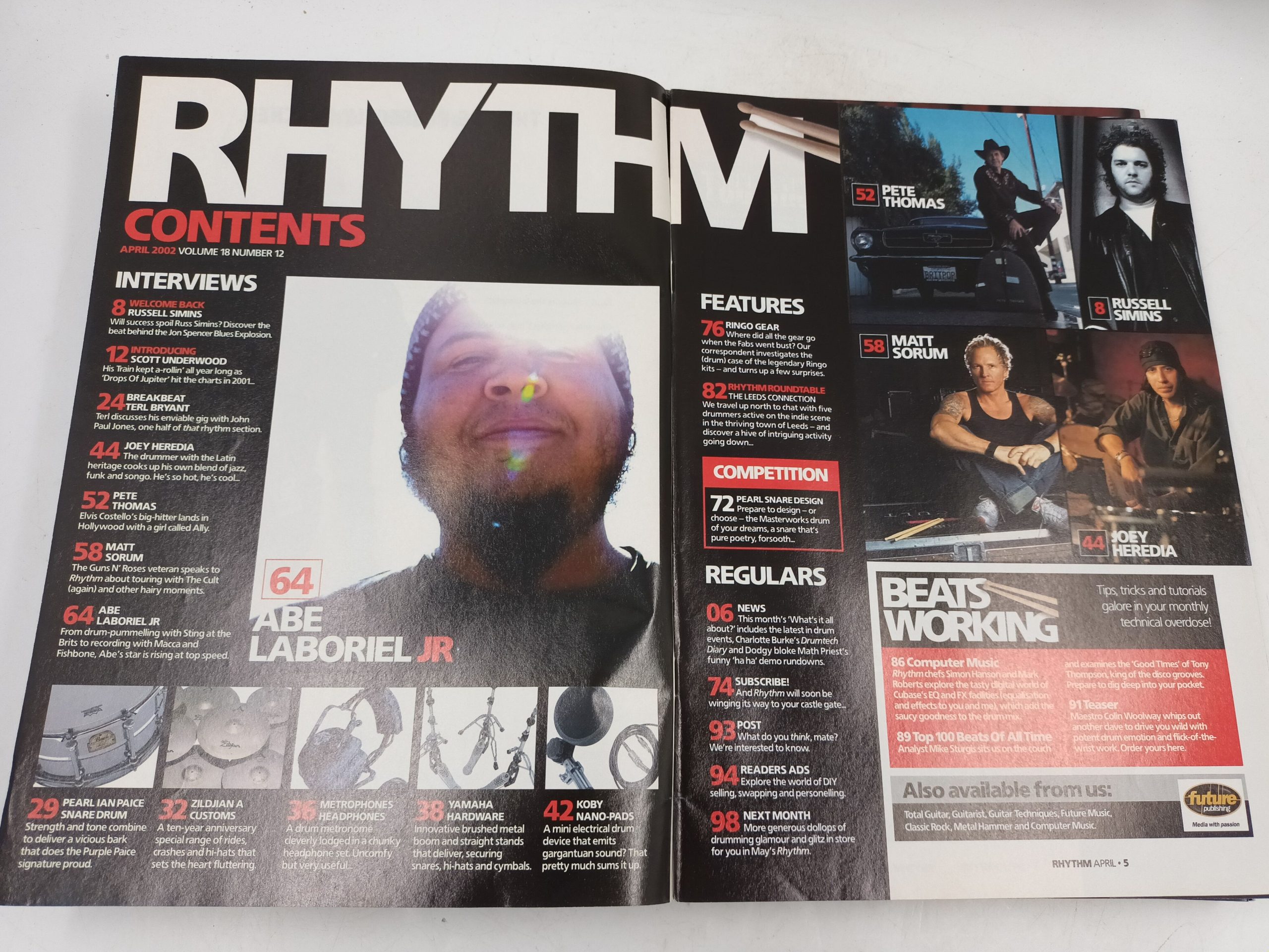 Rhythm Magazine - April 2002 - Vol 18 Issue 12 - Drumattic