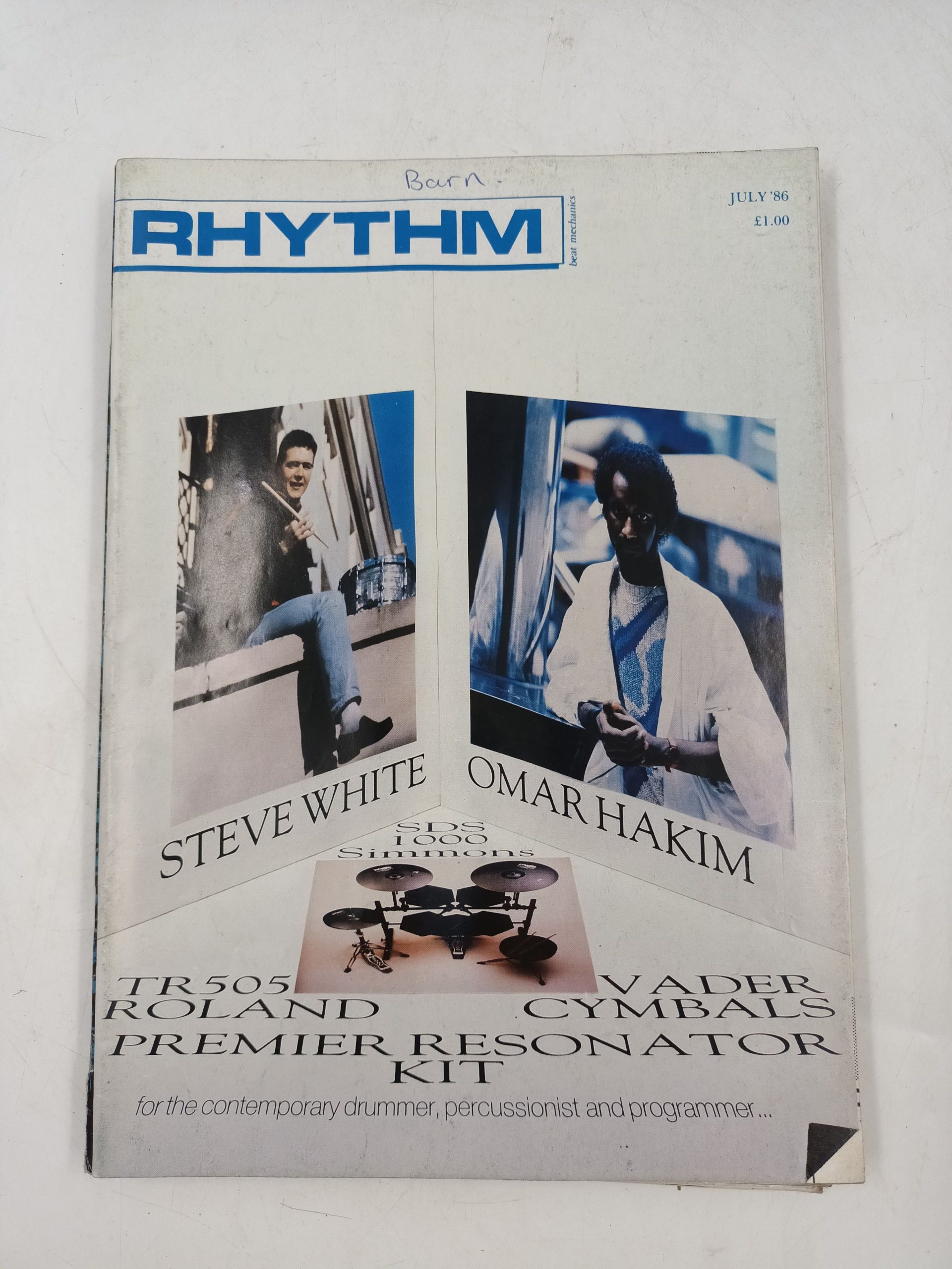 Rhythm Magazine - July 1986 - Vol 2 Issue 1 - Drumattic