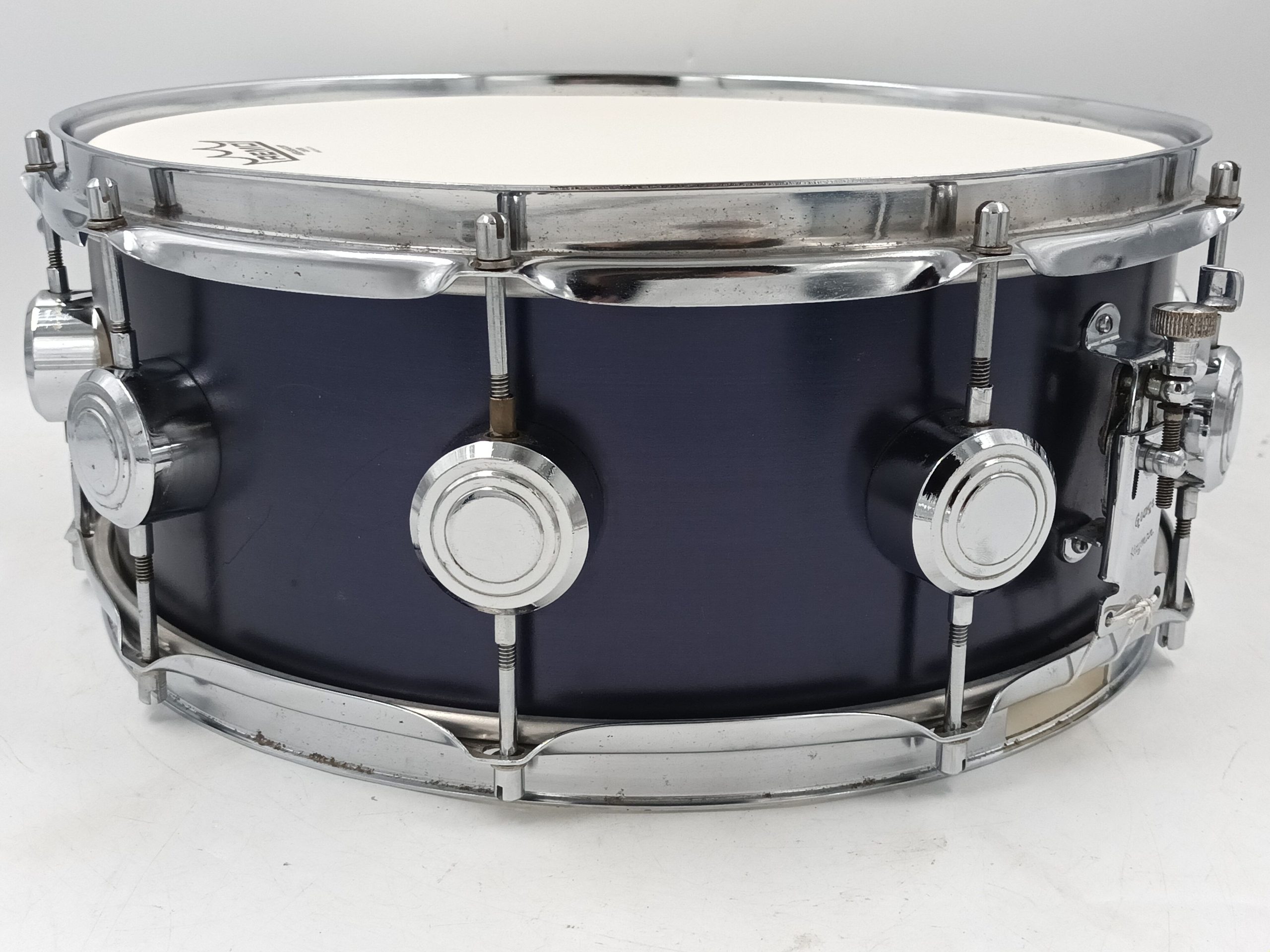 George Hayman Vibrasonic Snare Drum in Midnight Blue - Drumattic