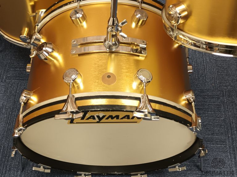 Hayman Vibrasonic 1970s Shell Pack In Gold Ingot- 22",13" & 16" - Drumattic