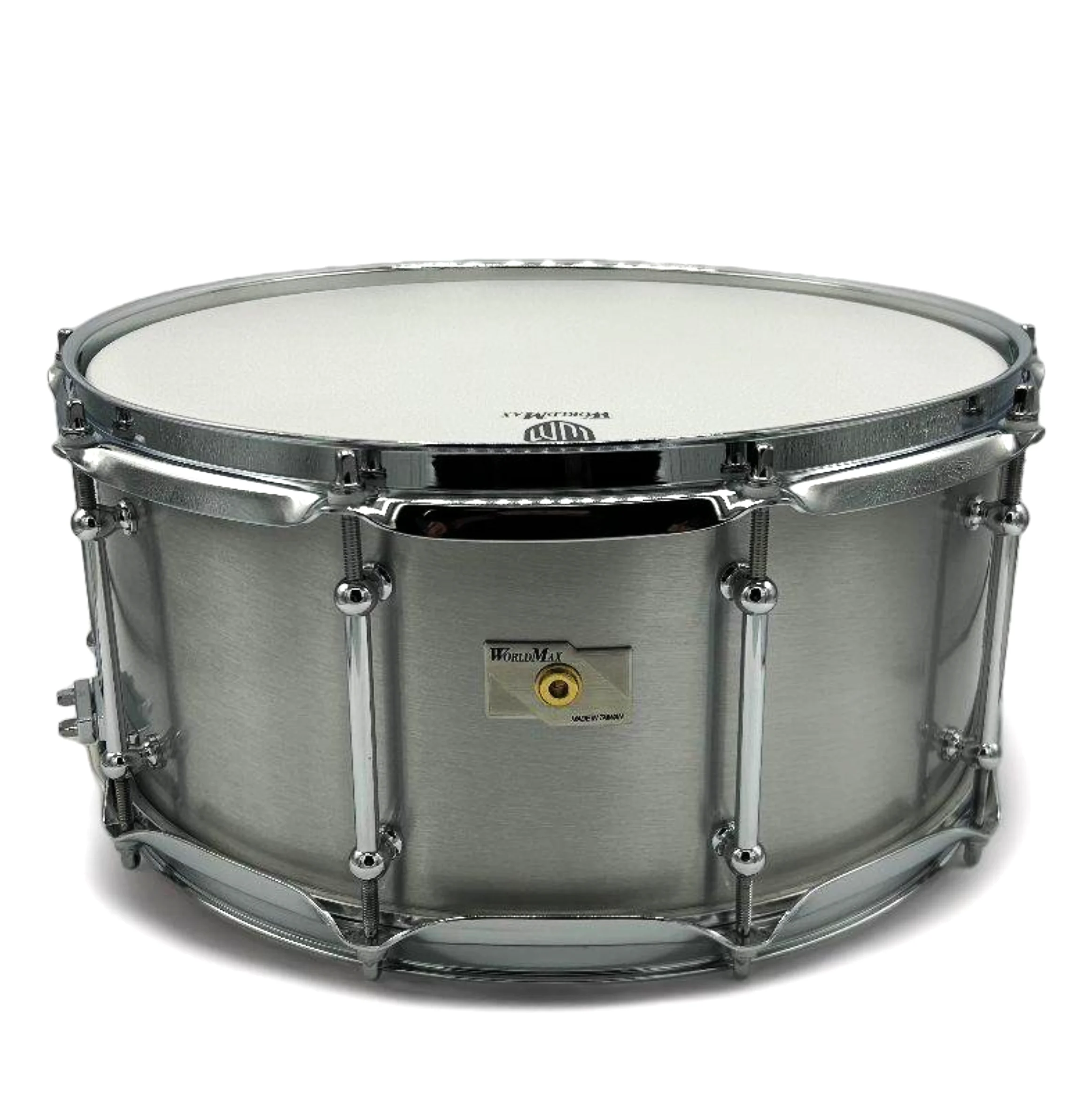 Worldmax 14″ x 6.5″ 1.2mm Cast Aluminum Snare Drum - Drumattic